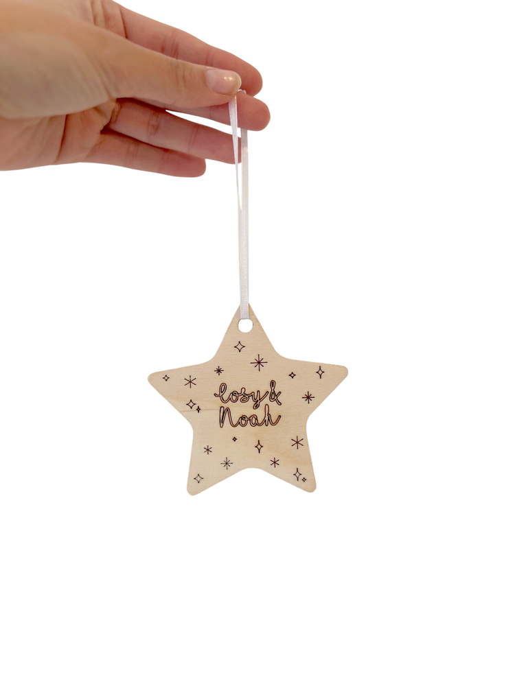 Personalised Star Tag – Cosy's Castles